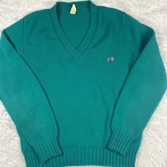 Hang Ten | Sweaters | Rare Vintage 97 Hang Ten Acrylic V Neck Sweater ...